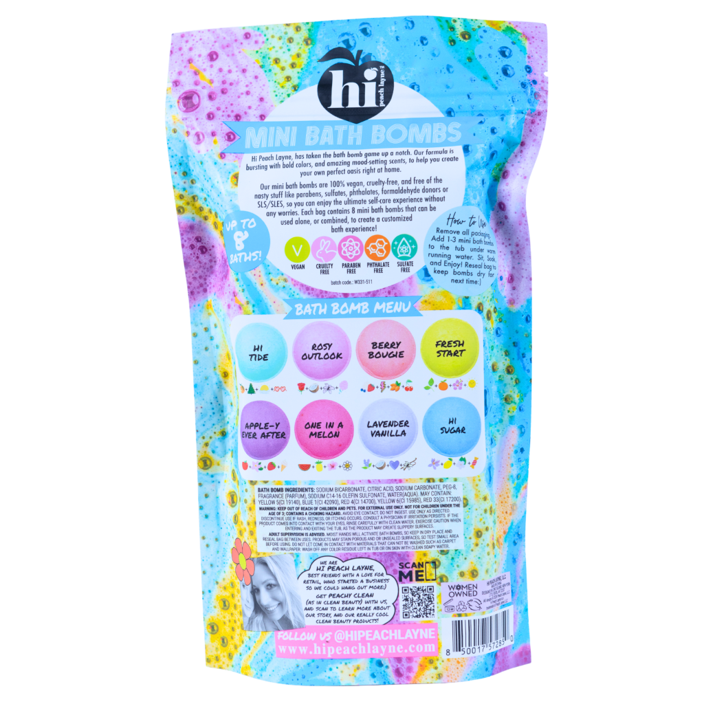 8 Count Mini Bath Bomb Bag (8.48oz total) with Prize Inside Bag | Hi ...