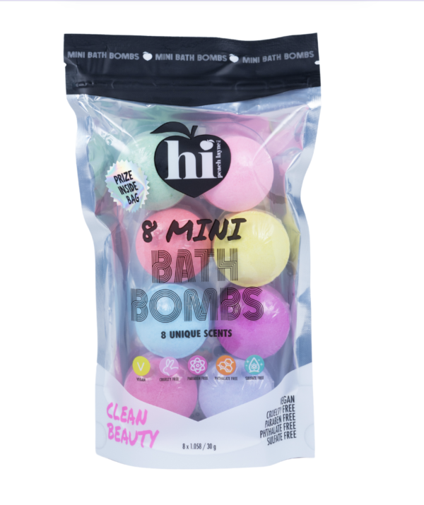 8 Count Mini Bath Bomb Bag (8.48oz total) with Prize Inside Bag | Hi ...